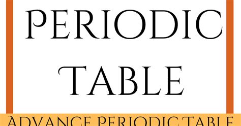 Krishna Niraj Thakur Researches Advance Periodic Table
