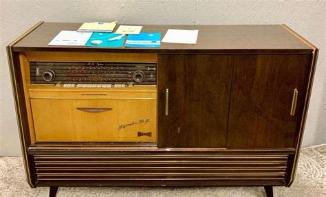Telefunken Hymnus Hi Fi Console Stereo Phonograph Mid Century Nice
