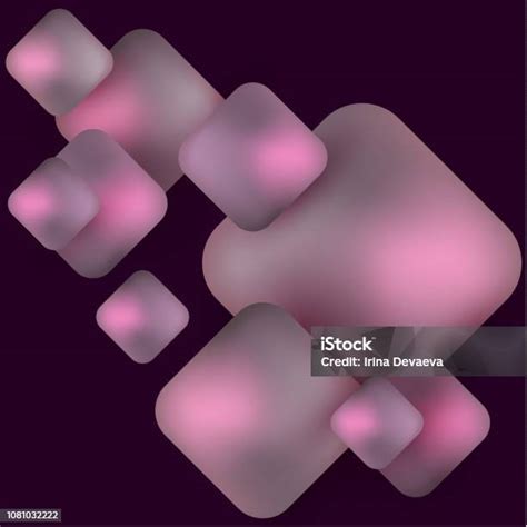 어두운 배경에 도형 사방 형입니다 볼륨 밝은 색상 메쉬입니다 디자인에 대 한 추상적인 배경입니다 현대 벡터 일러스트입니다 0명에