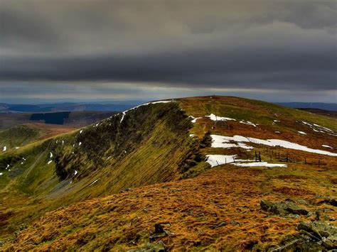 Moel Sych From Cadair Berwyn Photos Diagrams And Topos Summitpost