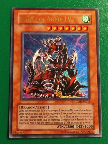 Yu Gi Oh Dragon Armé Lv7 Sod Fr015 Ultra Rare Fr Ebay