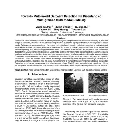 Towards Multi Modal Sarcasm Detection Via Disentangled Multi Grained Multi Modal Distilling