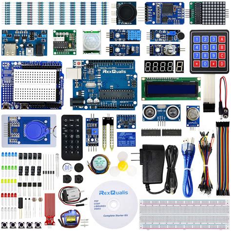 Getuscart Rexqualis Complete Starter Kit Based On Arduino Uno R3 W