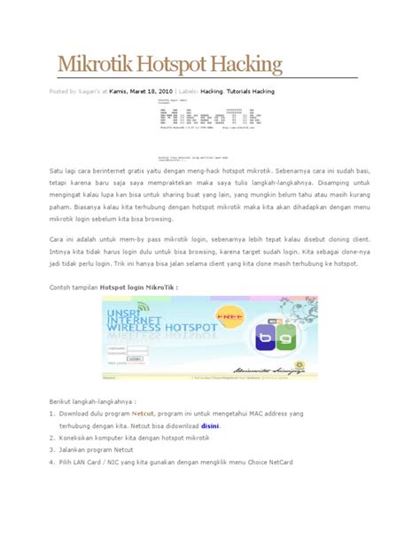 mikrotik hotspot hacking pdf