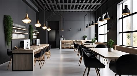 개방형 노트북이 있는 현대적인 커피숍 공동 작업 공간의 매끄럽고 능률적인 3d 렌더링 노트북 테이블 작업 공간 모형 노트북 책상 배경 일러스트 및 사진 무료 다운로드