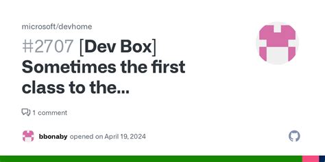 Dev Box Sometimes The First Class To The Management Plane Results In