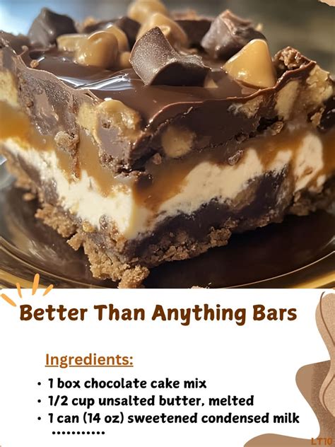 Better 🗻 Than Anything Bars Cook For You