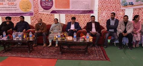 sanjeev verma distributes sanction letters to the beneficiaries cross