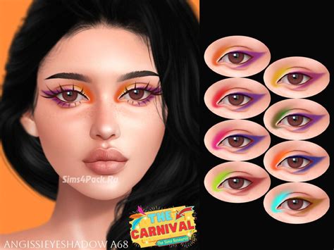 Тени для век Eyeshadow A68 скачать для Симс 4