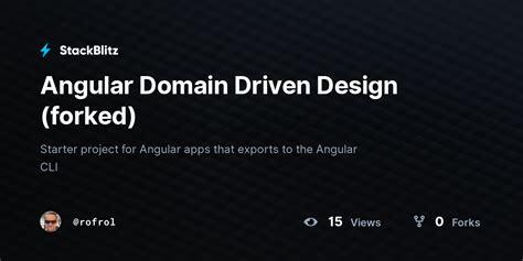 angular domain driven design forked stackblitz