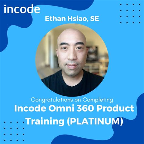 Duncan K On Linkedin Congratulation S Ethan H Incode Technologies