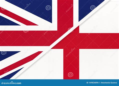 United Kingdom Of Great Britain Vs England National Flag From Textile