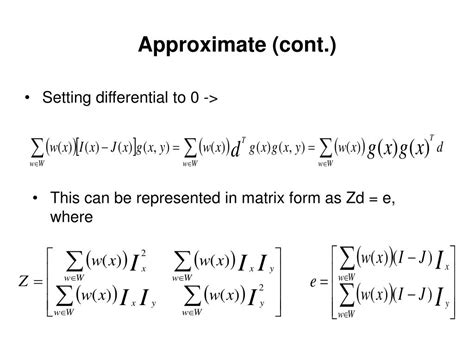Ppt Feature Reconstruction Using Lucas Kanade Feature Tracking And Tomasi Kanade Factorization
