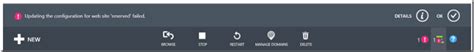 Updating The Configuration For The Web Site Failed Azure Websites The Best C Programmer In