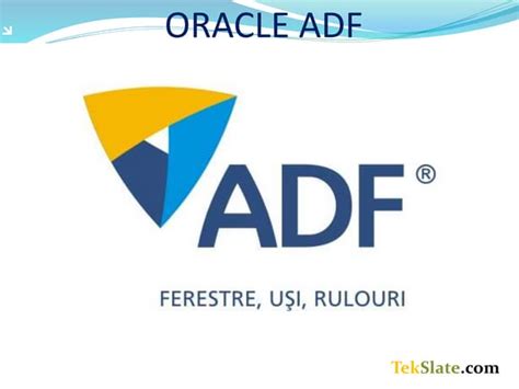 Tekslate Oracle Adf Pptx Databases Computer Software And Applications
