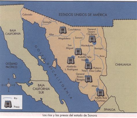 Rios De Sonora Mapa