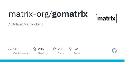Github Matrix Org Gomatrix A Golang Matrix Client
