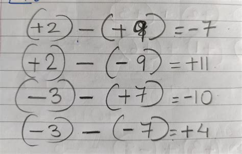 Math Worksheets Integers Solved Sums Artofit