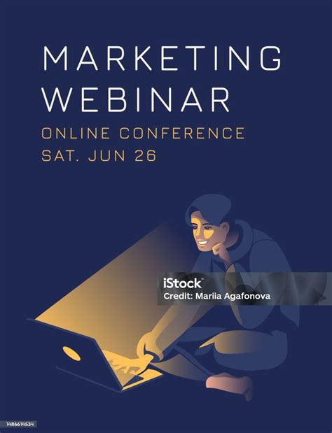 한 여자가 밝은 노트북 화면 앞에 어둠 속에 앉아 있다 온라인 작업 회의 마케팅 인터넷 쇼핑 전단지 또는 포스터 디자인 벡터