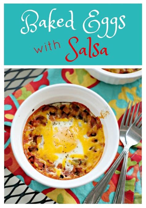 Baked Eggs With Salsa Clever Housewife