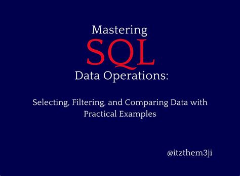 Mastering The Art Of Querying Tables In Sql A Step By Step Guide To