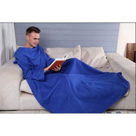 Пледи з рукавами Плед флісовий з рукавами та кишенею для чоловіків на