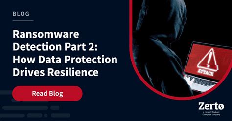Zerto On Linkedin Ransomware Detection Part 2 How Data Protection Drives Resilience Zerto
