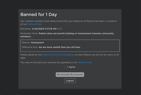 I Got Banned For This A While Back I Was Playing An Scp Game R Robloxbans