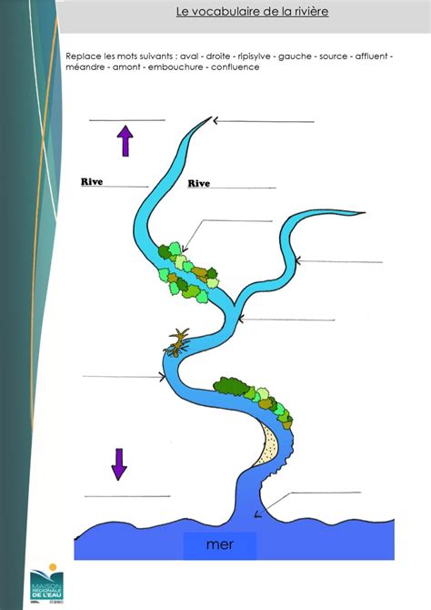 Le Vocabulaire De La Rivière Exercice Corrigé Parcours Pédagogique Huveaune