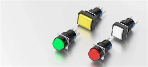 Kietron Red Laptron Square Round Push Button At Piece In Nashik ID