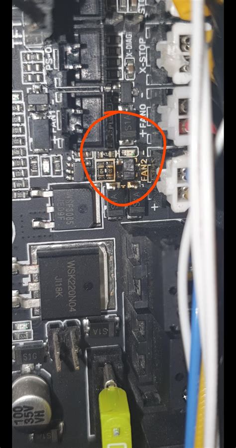 btt skr mini e3 v3 0 blown part cooling mosfet r bigtreetech