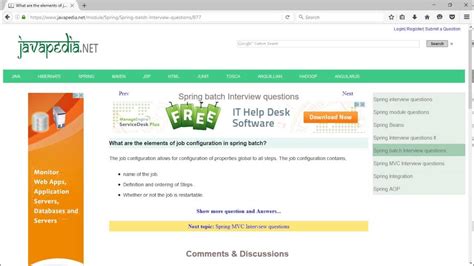 What Are The Elements Of Job Configuration In Spring Batch Youtube