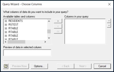 Accessing Data In Microsoft Excel From The Query Wizard