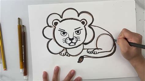 사자그리기 Youtube