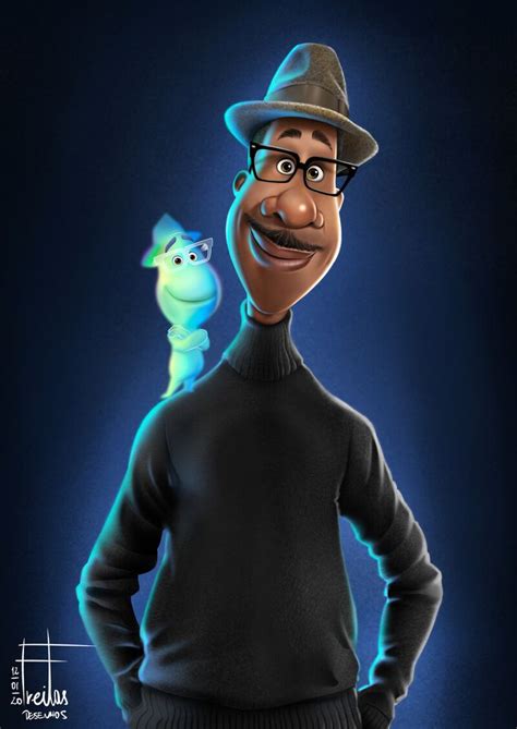 Joe Gardner Freitas Desenhos Cartoon Drawings Disney Character Drawing Character Drawing