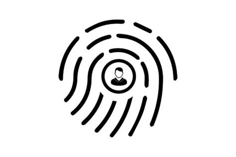 People Fingerprint Sensor Icon Graphic By Prosanjit · Creative Fabrica
