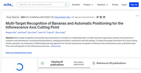 Multi Target Recognition Of Bananas And Automatic Positioning For The
