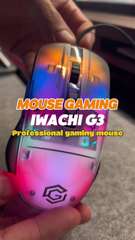 Mouse Iwachi G3 เม้าส์ราคาถูกที่จัดเต็มมาก มาพร้อมมาโคร ไฟrgb ครบเลย