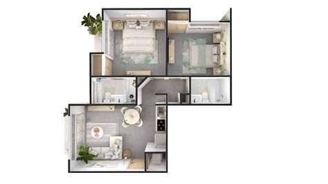 Icreate 2d To 3d Floor Plan Visualizations By Angelicaz1 Fiverr