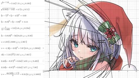 Desmos Art Time Lapse Anime Girl Desmos Graphing Calculator Youtube