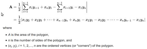 Python 任意多边形面积计算 AI备忘录