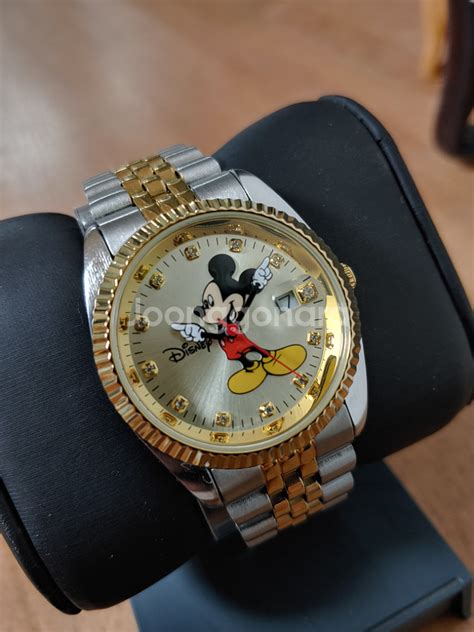 디즈니 로렉스 큐빅커스텀 미키로렉스 시계 급처 여성용시계 중고나라