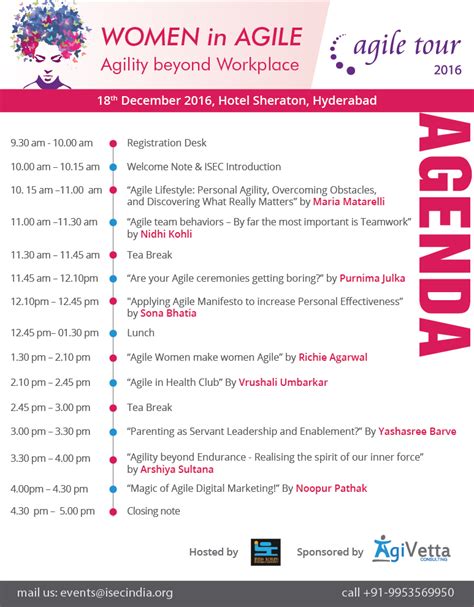 Agile Tour Hyderabad Women In Agile India Scrum Enthusiasts Community ISEC
