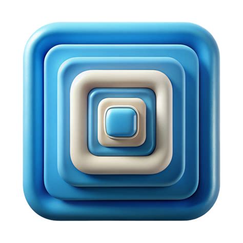 Melancholic Extraordinary A Series Of Concentric Squares Minimal Design Crisp Edges With