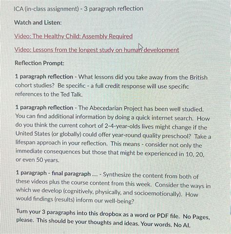 Solved Ica In Class Assignment 3 ﻿paragraph
