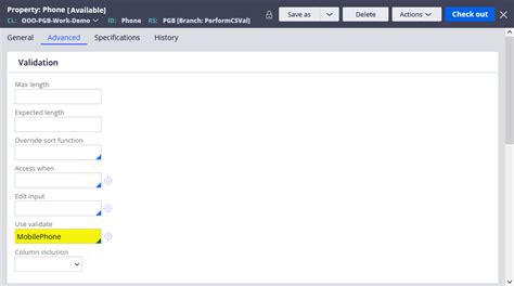 Server Side Validation Using Edit Validate Rules