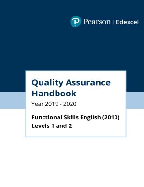Fillable Online Edexcel Functional Skills Levels 1 And 2 Pearson Fax Email Print PdfFiller