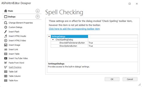 Check Spelling Dialog ASP NET Web Forms Controls DevExpress Documentation