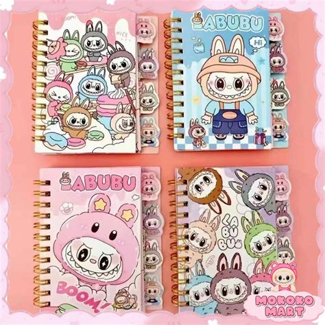 Jual Mm Notebook A7 Ring Buku Tulis Cantik Lucu Karakter Buku Catatan