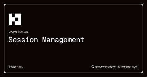 Session Management Better Auth